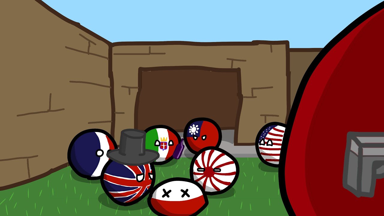 the heavy is dead but it's ww2 (countryballs animation) - YouTube
