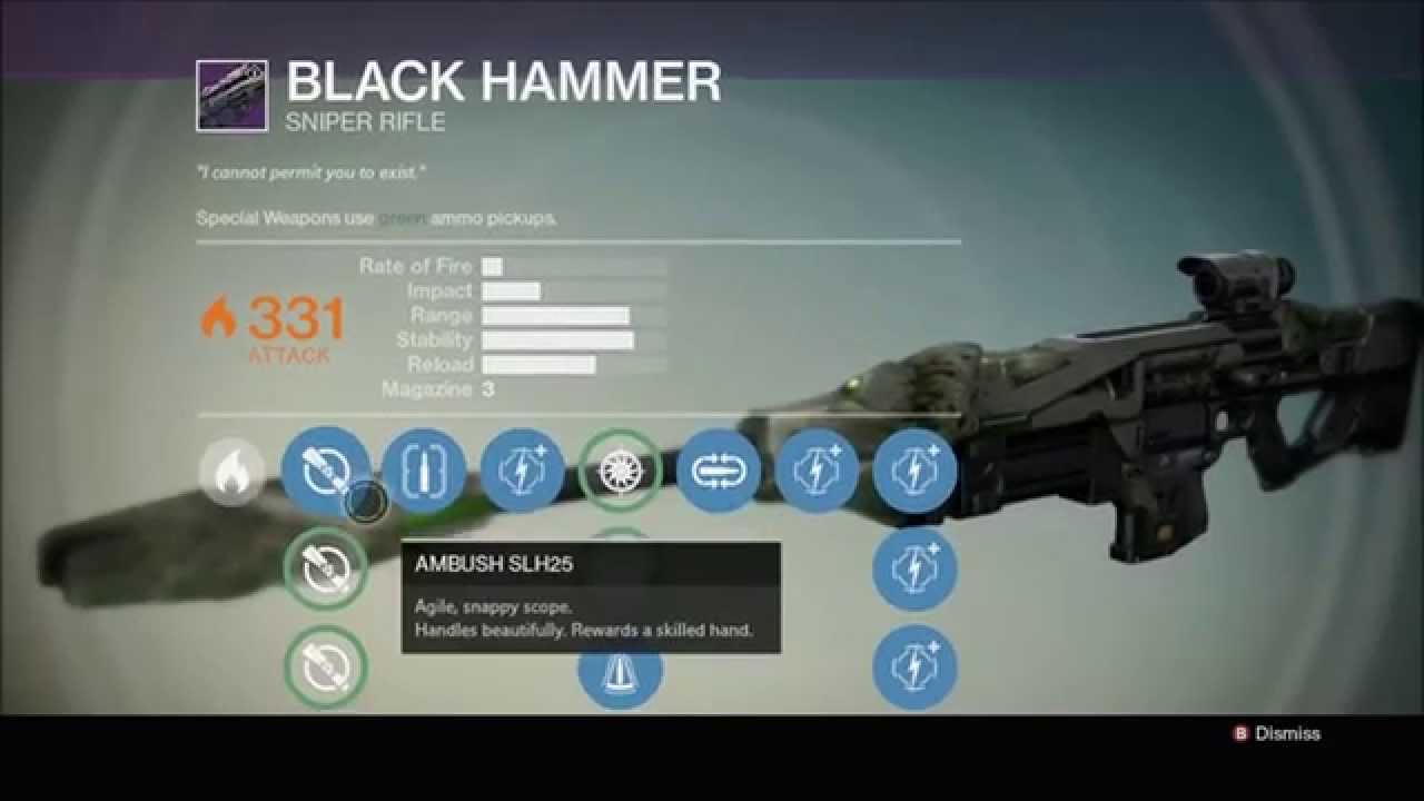 Destiny! Black Hammer Review - YouTube