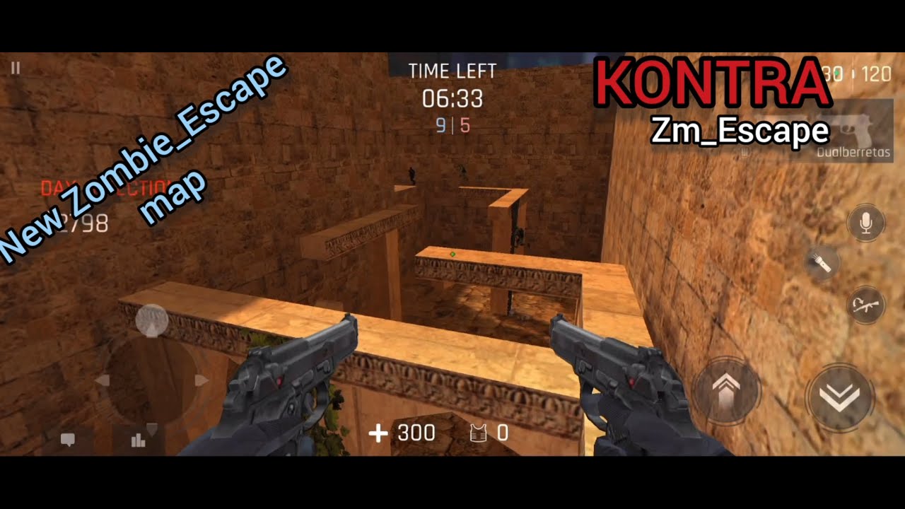 Kontra Multiplayer Fps - New Zombie 🧟 Escape Map Gameplay || NEW UPDATE ...