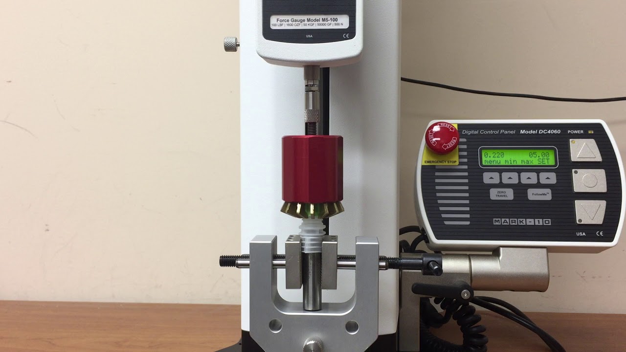 Cap Pull Force Test - YouTube