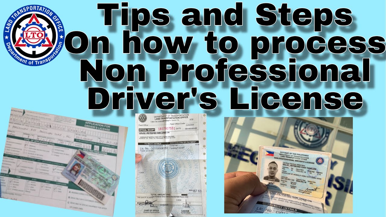 Non Professional Driver's License Tips and Steps (Sm Seaside Cebu ...