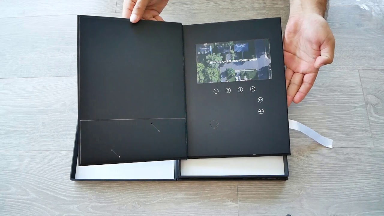 Video Book Mailer for High End Real Estate - 7" LCD Screen In a ...