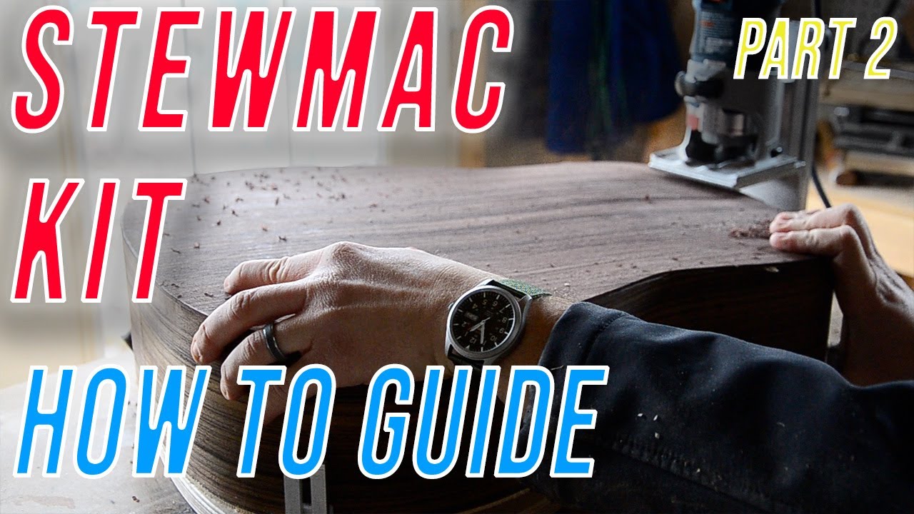 Stewmac Dreadnought Guitar Kit Build (Part Two) - YouTube