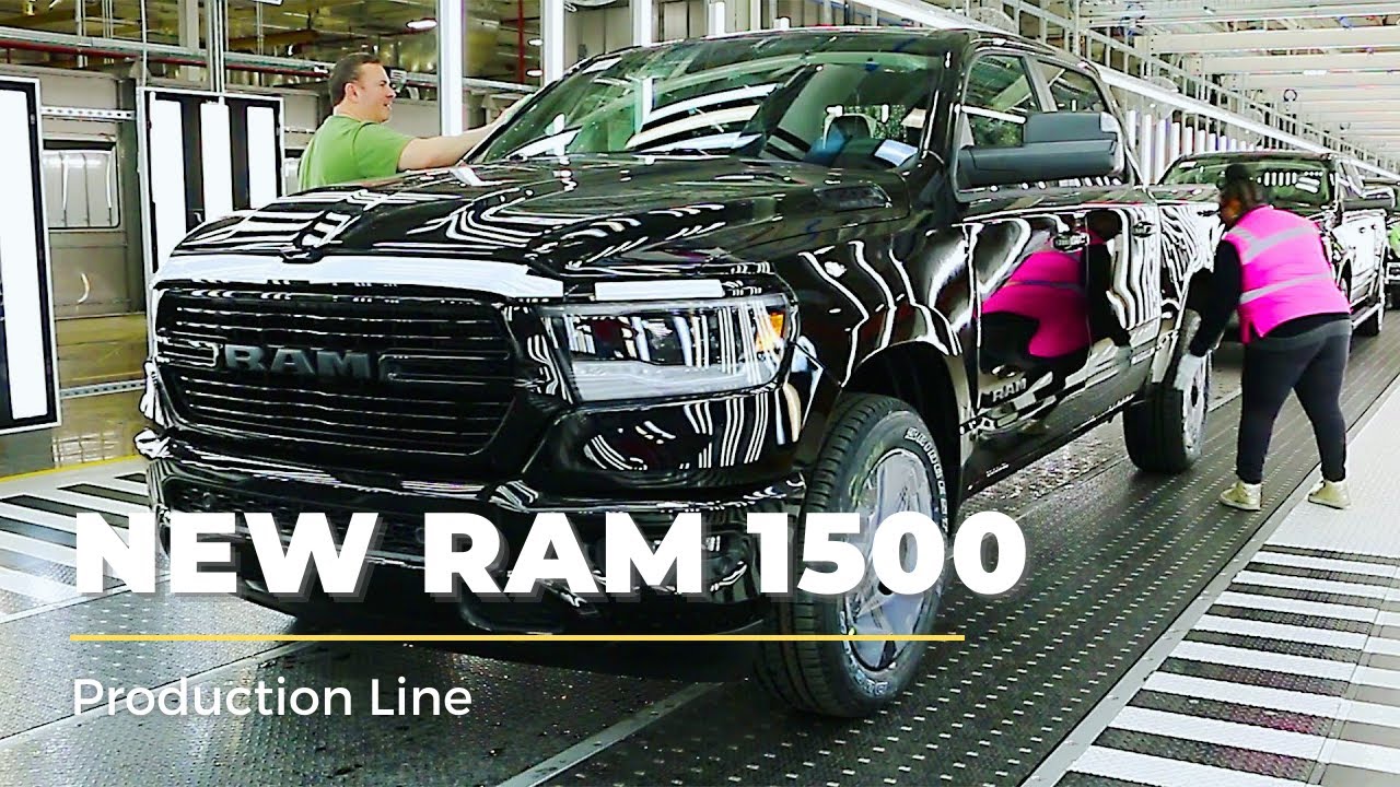 New RAM 1500 Production Line | RAM Factory | How Cars are Made in US ...