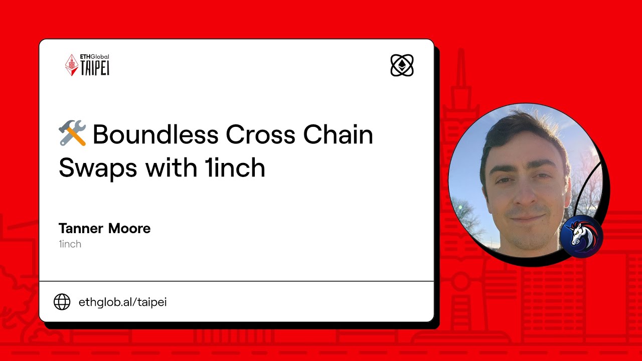 Tanner Moore I Boundless Cross Chain Swaps With 1inch I ETHGlobal Taipei 2025 - YouTube