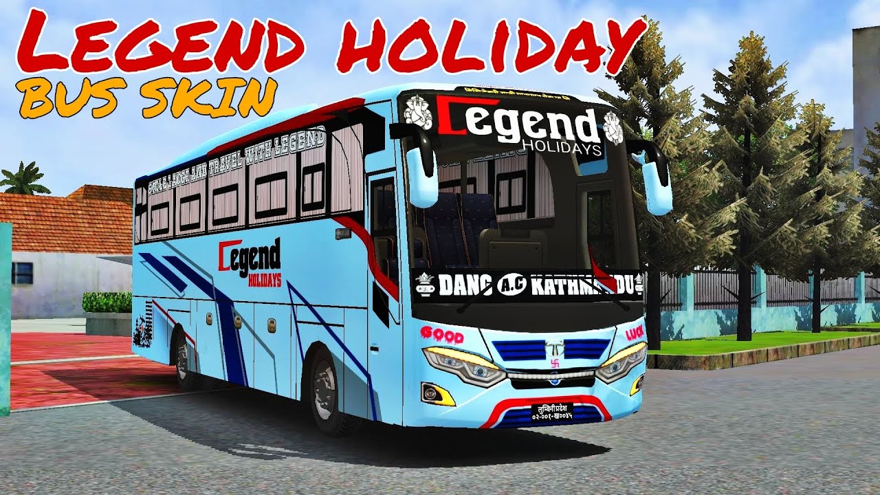 Legend Holiday Bus Skin For Bussid V4.3.4 😘|| Dang To Ktm Bus Skin ...