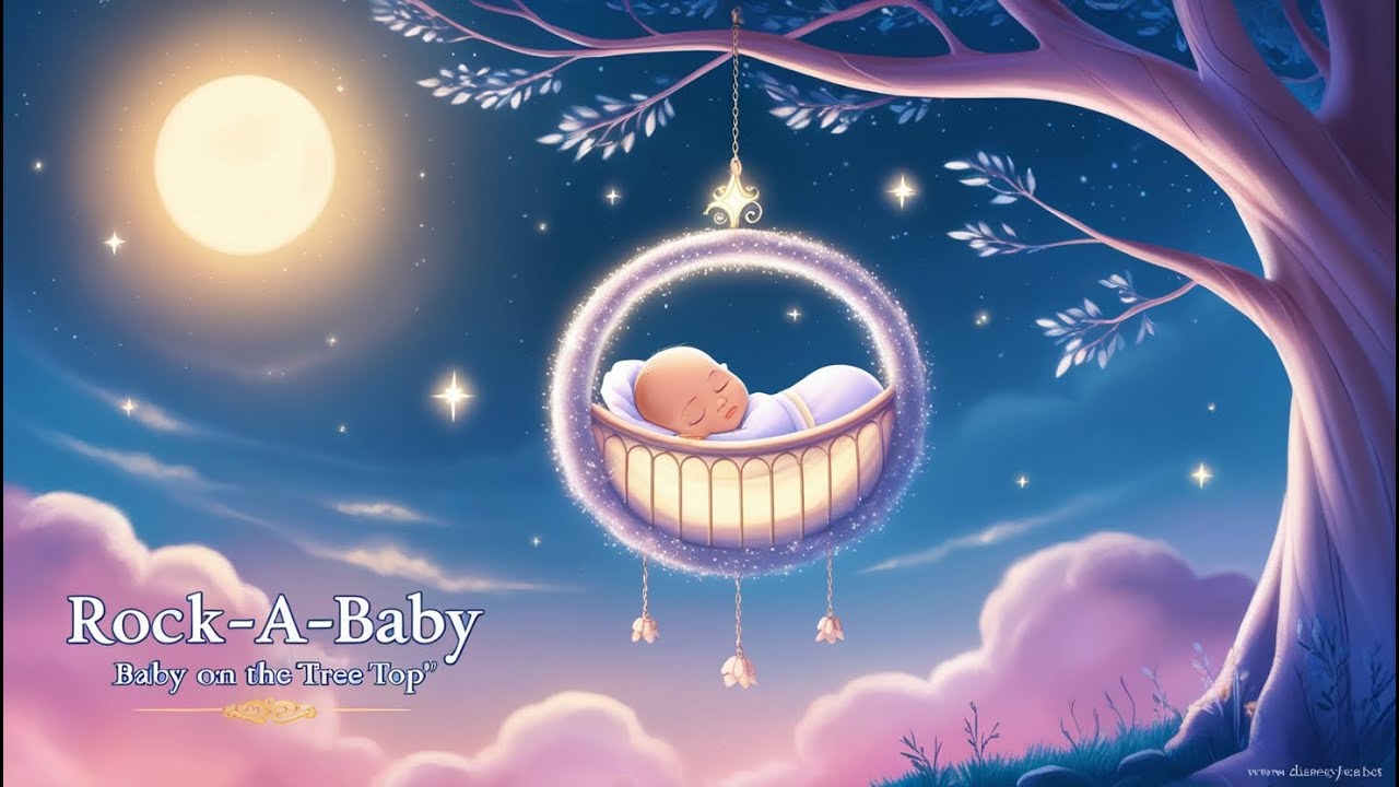 Rock A Bye Baby On The Tree Top 💤Lullaby for Babies | Sleep Music ...