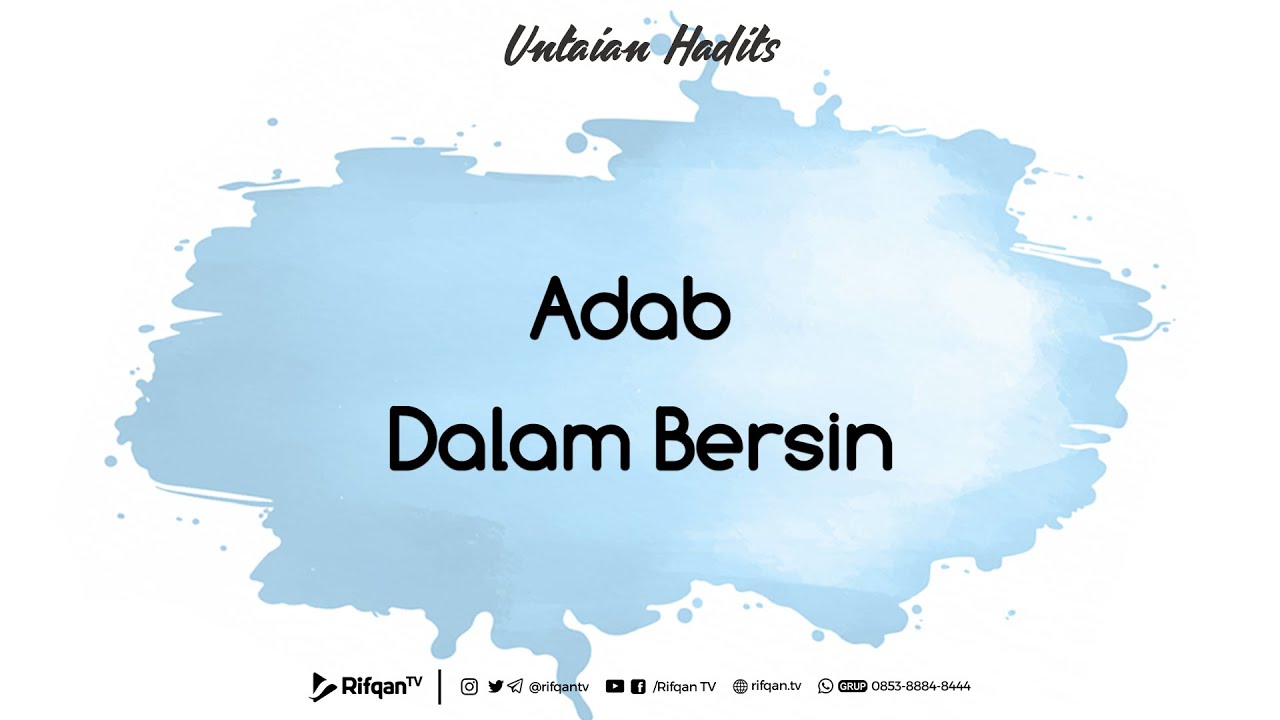 Untaian Hadits: Adab Dalam Bersin - YouTube