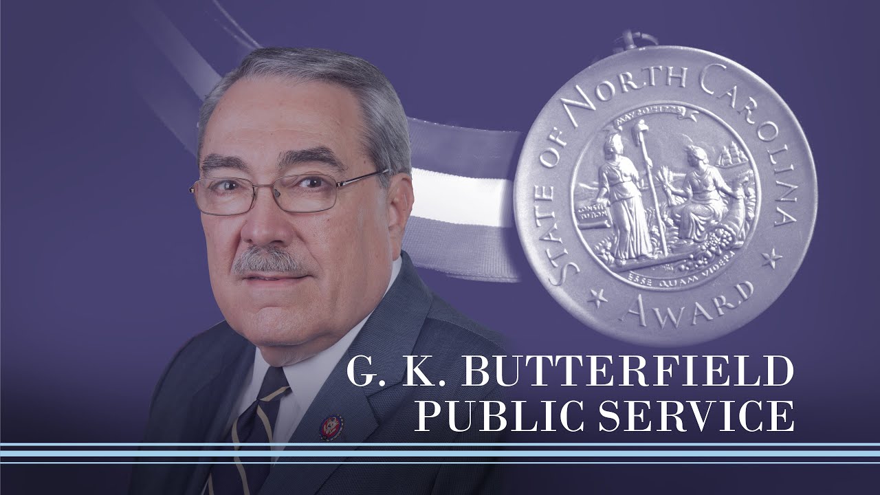 2023 North Carolina Awards: Congressman G.K. Butterfield - YouTube