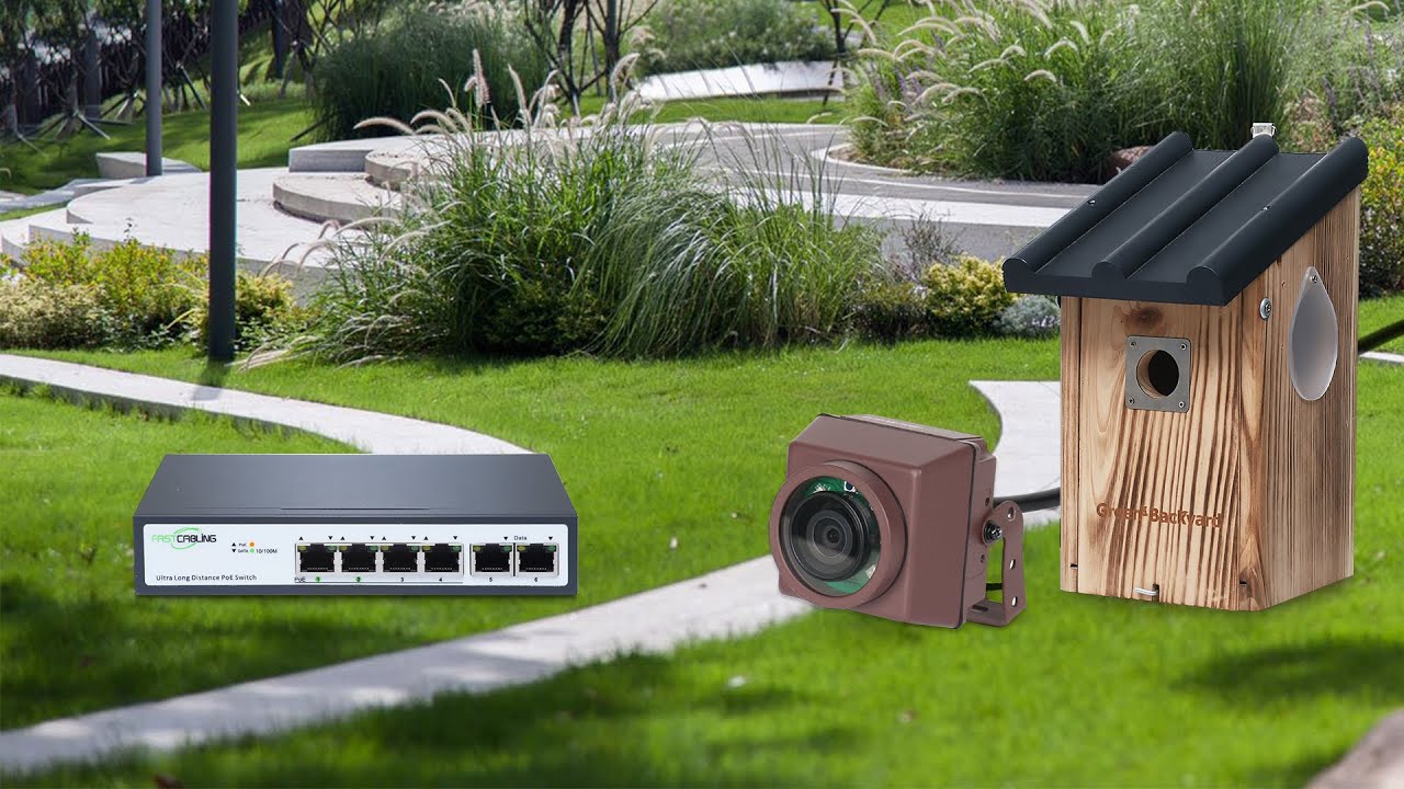 Bird Box Camera HD with 1000ft network cable setup - YouTube