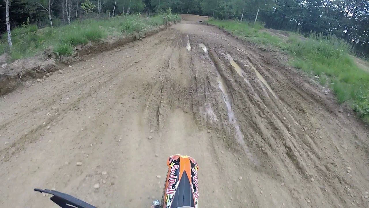 KTM 125 in pista da cross! (Ritomeče) - YouTube