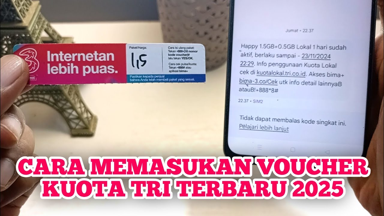 Cara Memasukkan Voucher Tri Terbaru 2025 - YouTube
