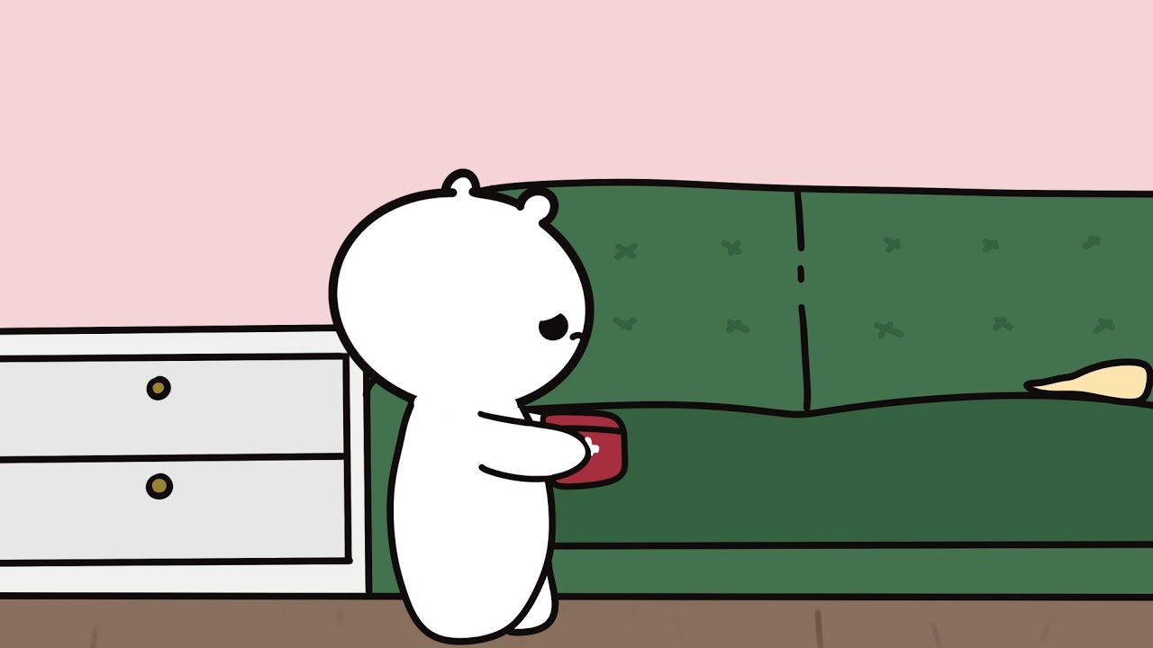 CAT does first-aid to stubbed toe (ASMR animation) Peaceful - YouTube