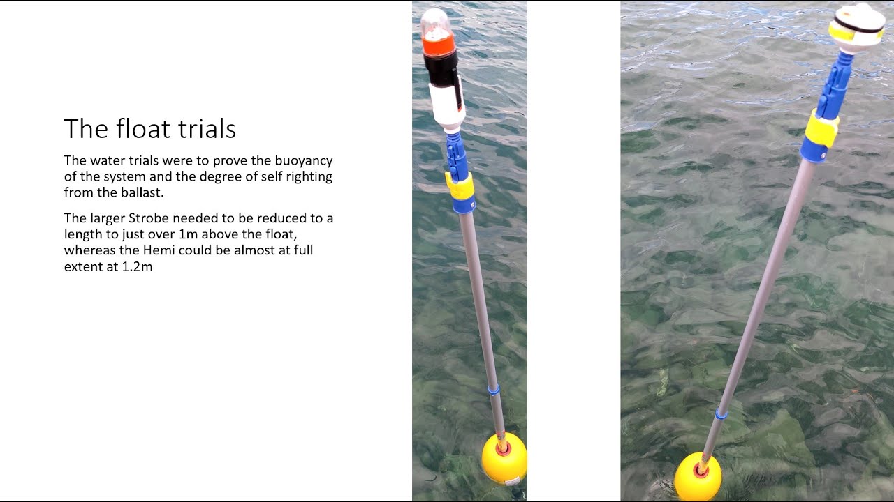 Making a cheap danbuoy for use in marking position in search patterns ...