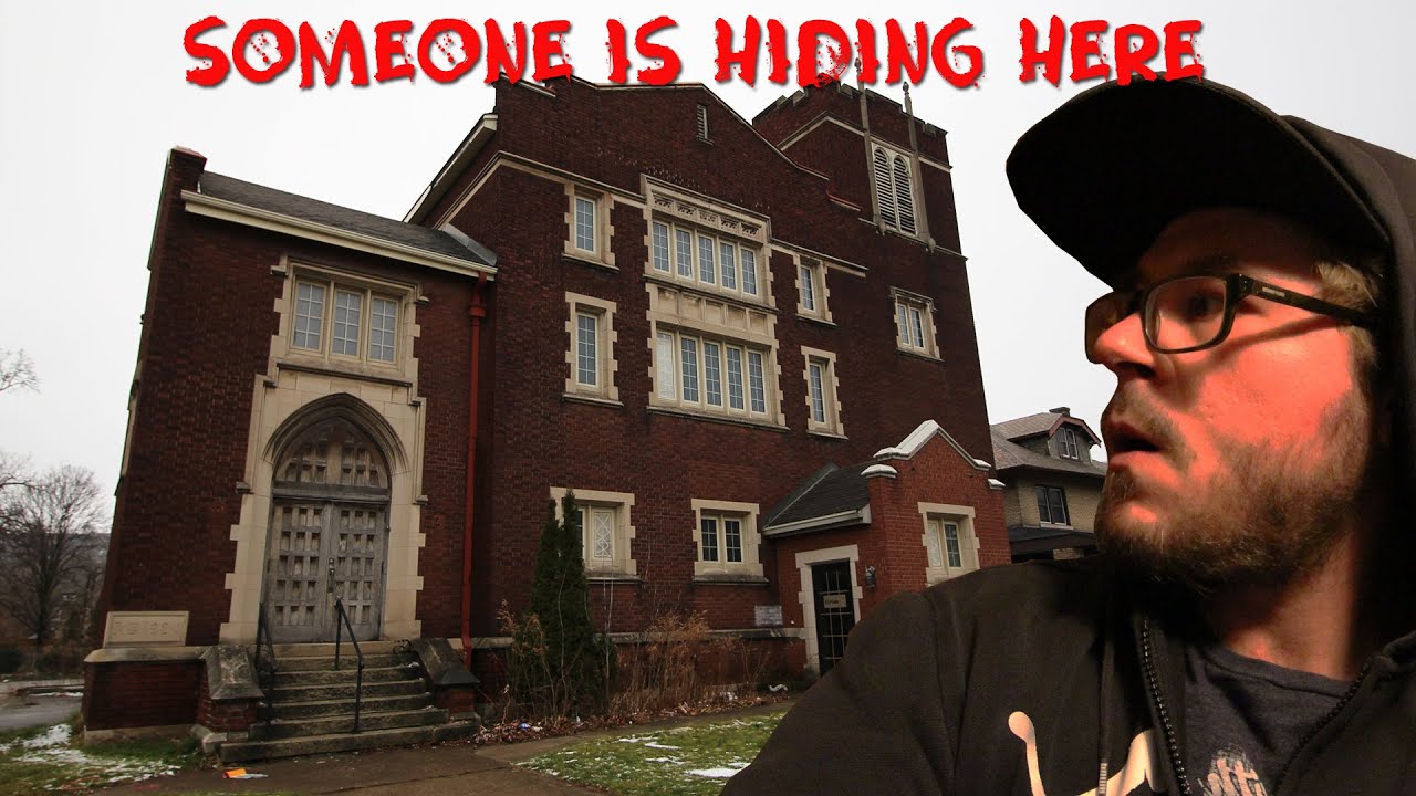 SOMEONE HAS BEEN SECRETLY LIVING IN THIS ABANDONED CHURCH (GHOST CAUGHT ...