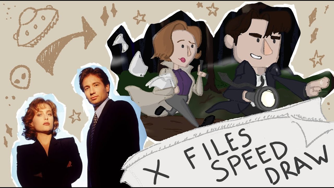 Mulder and Scully Teach Me How To Draw - YouTube