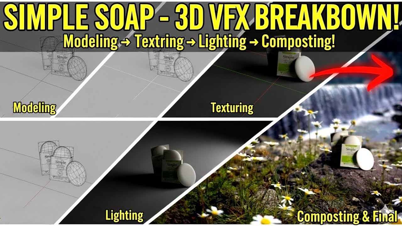 3D VFX Breakdown: My easy Blender to After Effects Workflow - YouTube