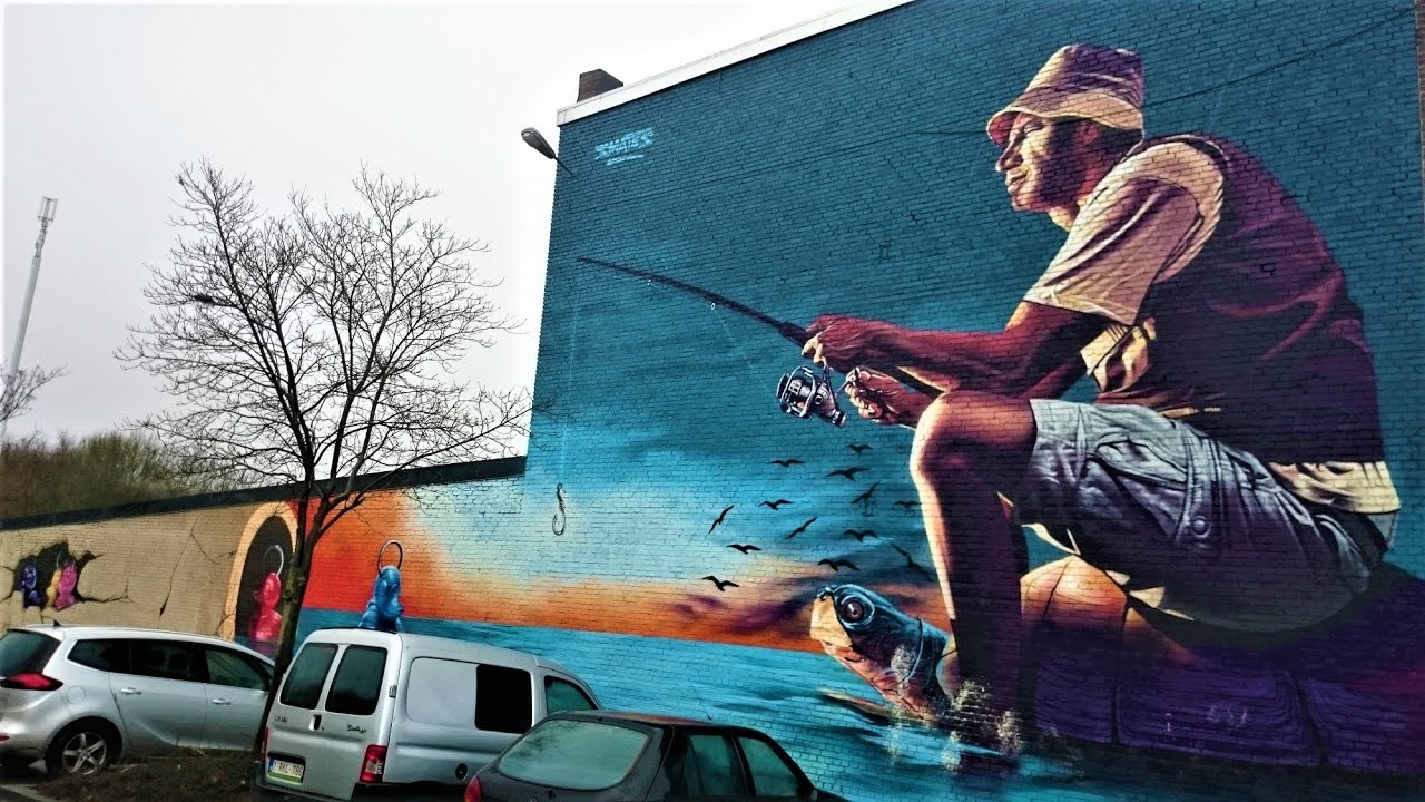 BELGIUM GRAFITTI Beautiful Big Graffiti in Waterschei - Genk Belgium ...