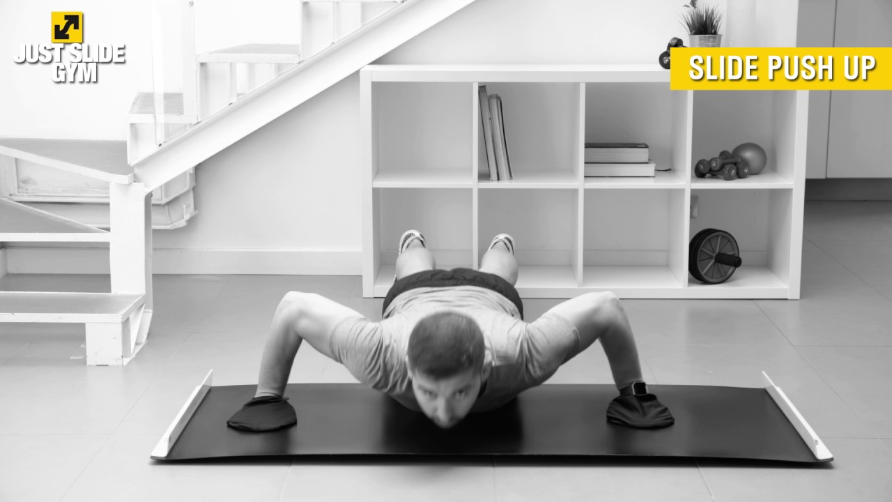 Just Slide Gym - Exercise 11 Slide Push Up - YouTube