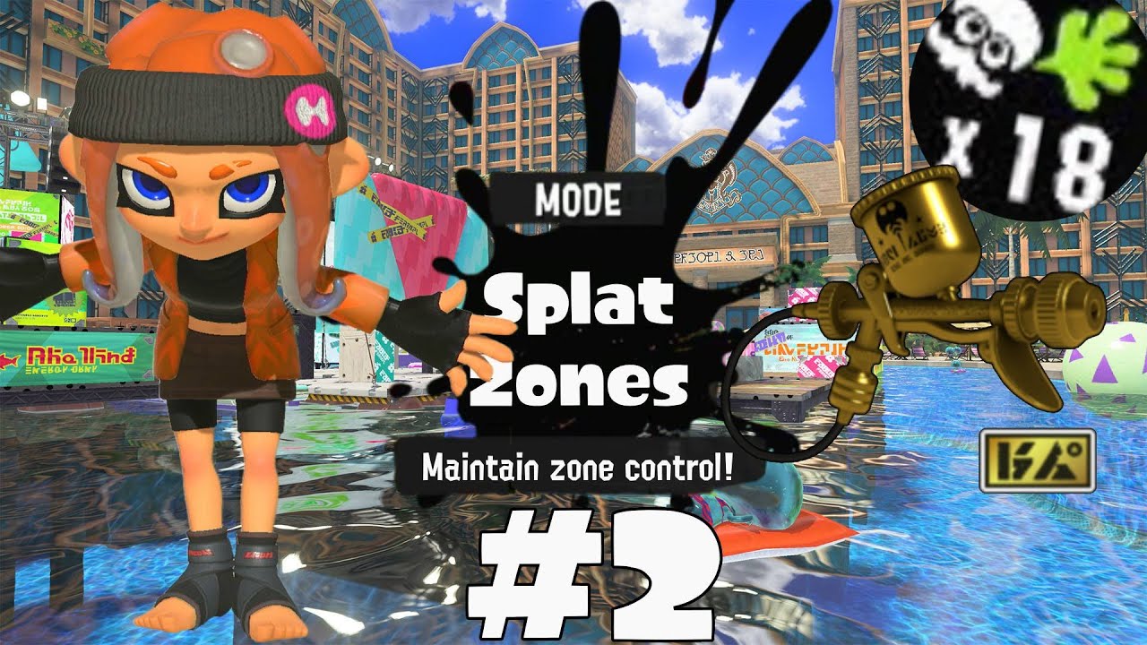 How to NOT Play Splat Zones |【Splatoon 3】Anarchy Battles (Aerospray RG ...