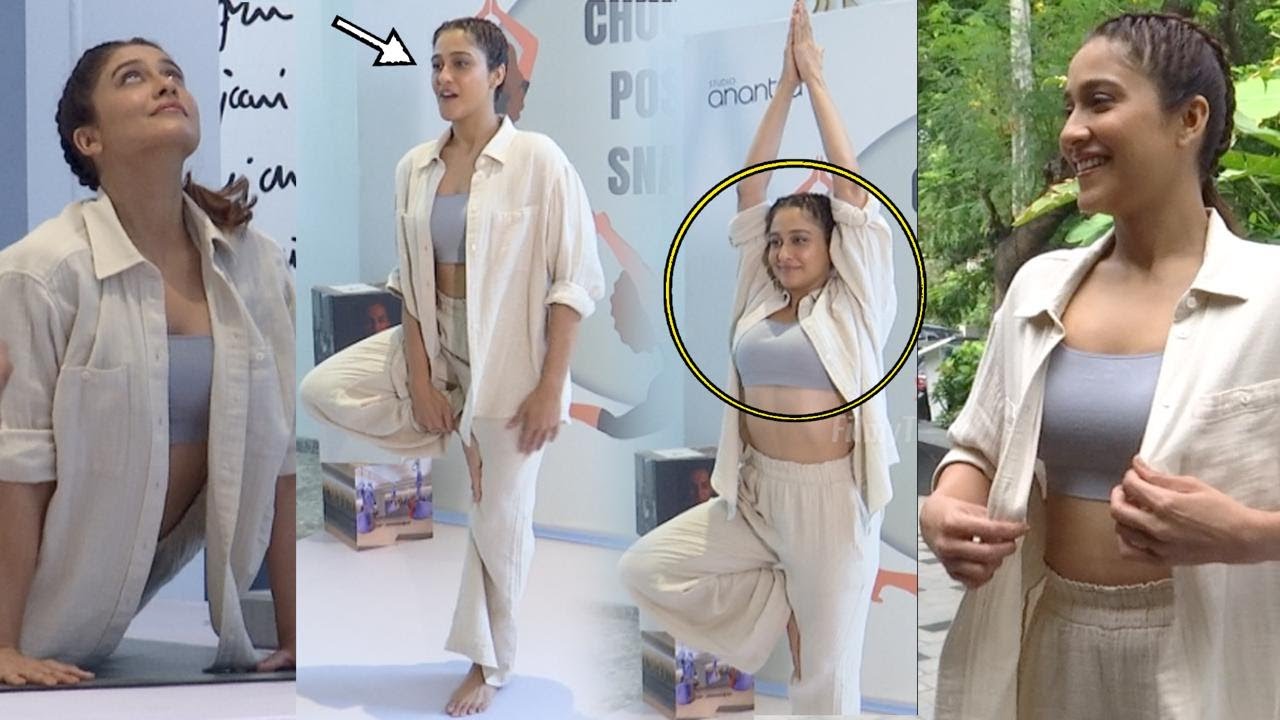 Actress Regina Cassandra Yoga Exclusive Visuals at Studio Ananta ...