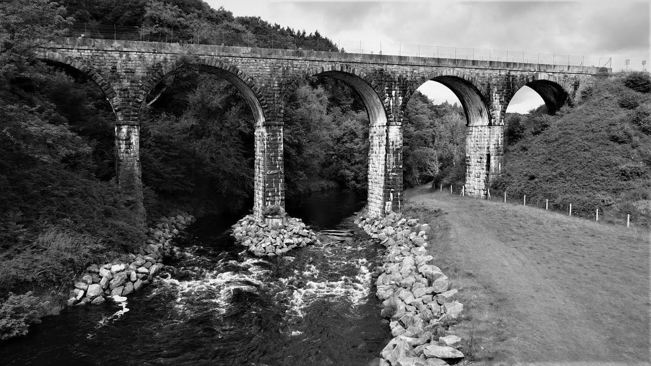 River Avonmore Viaduct, Rathdrum, Co. Wicklow. DJI Mavic Mini - YouTube