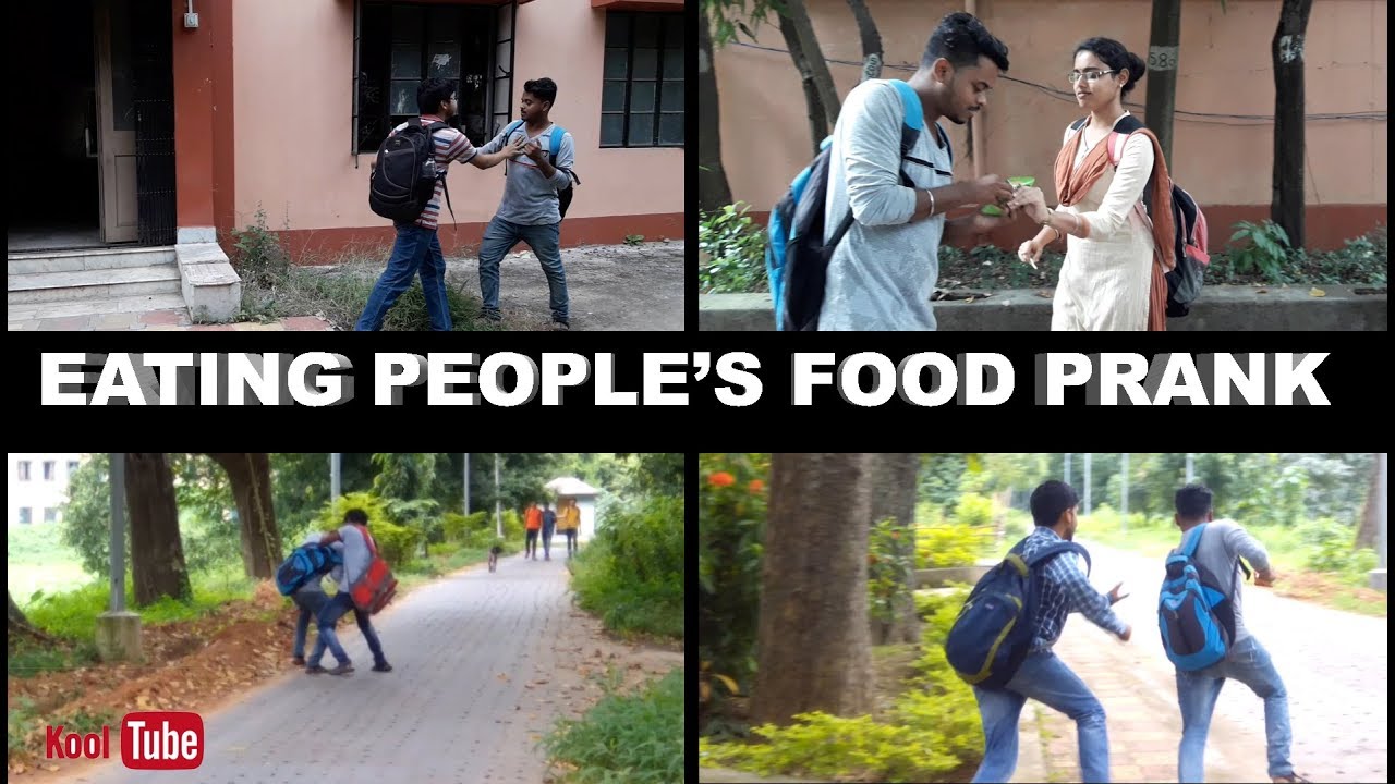 EATING PEOPLE'S FOOD PRANK | This video will make your day | - YouTube