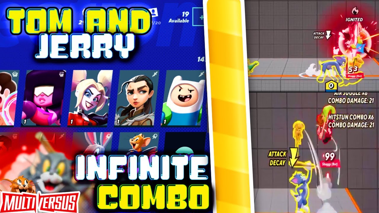 Tom and Jerry Infinite combo MUST SEE ! | Multiversus clips and combos - YouTube