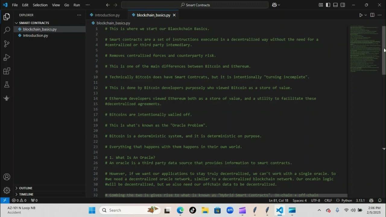 Python Papi / Smart Contracts - Blockchain Basics - Day 1 - YouTube