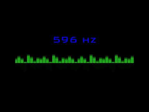 ⒽⓏ| 596 hz Pure Tone Frequency| NO Music , For Meditation, Testing. Black Screen