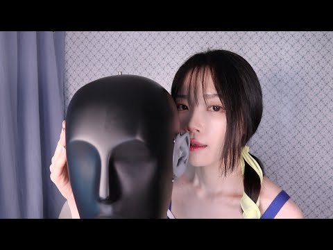 ASMR (Sub✔) Dummy Head 3D Sound: Tingles from Back of Head to Lower Back | Sleep-Inducing