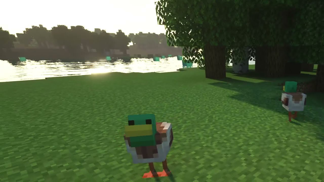 Minecraft ducks - YouTube