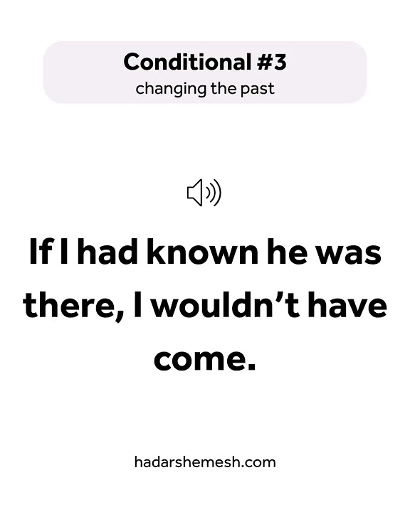 Practice Conditionals - YouTube