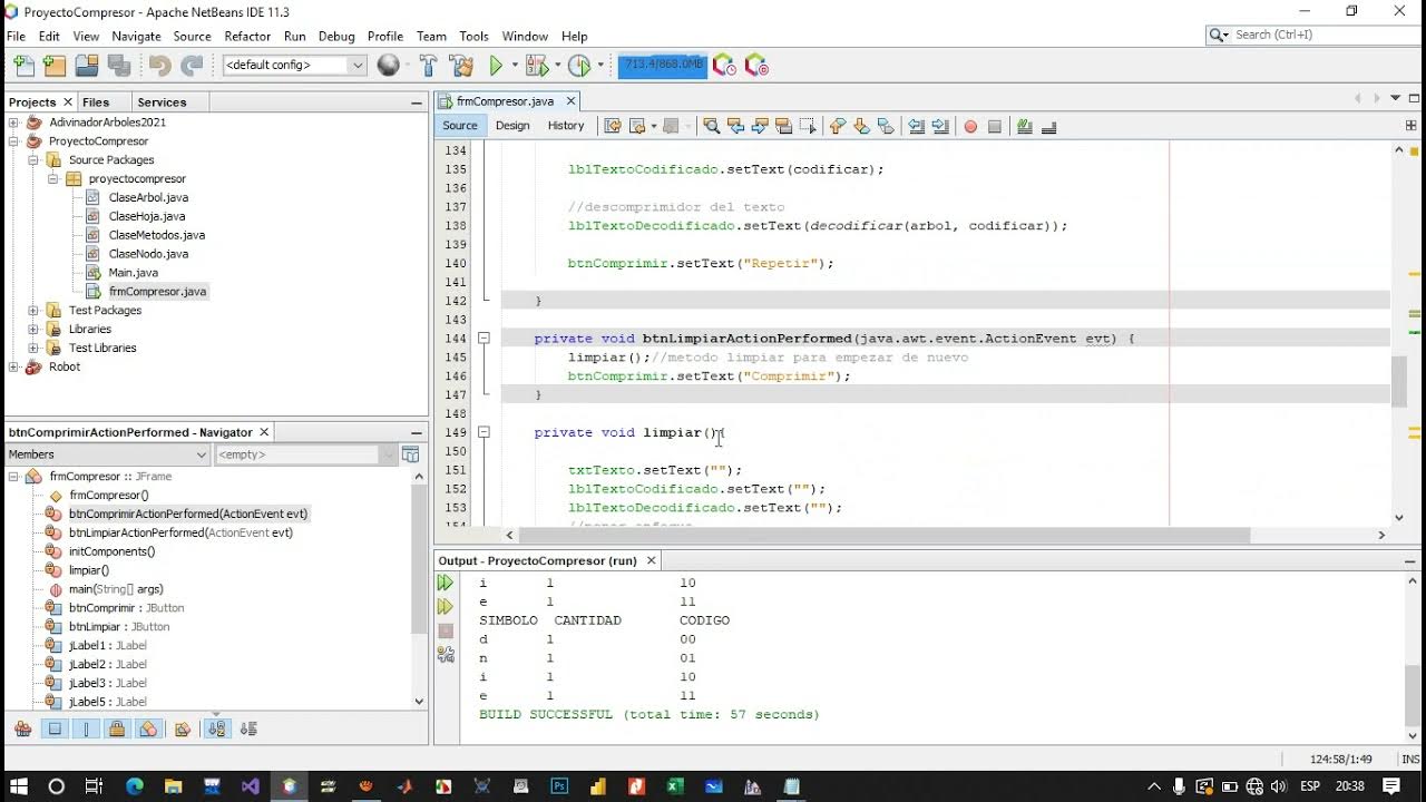 Proyecto Huffman - JAVA - Edin Moran - YouTube