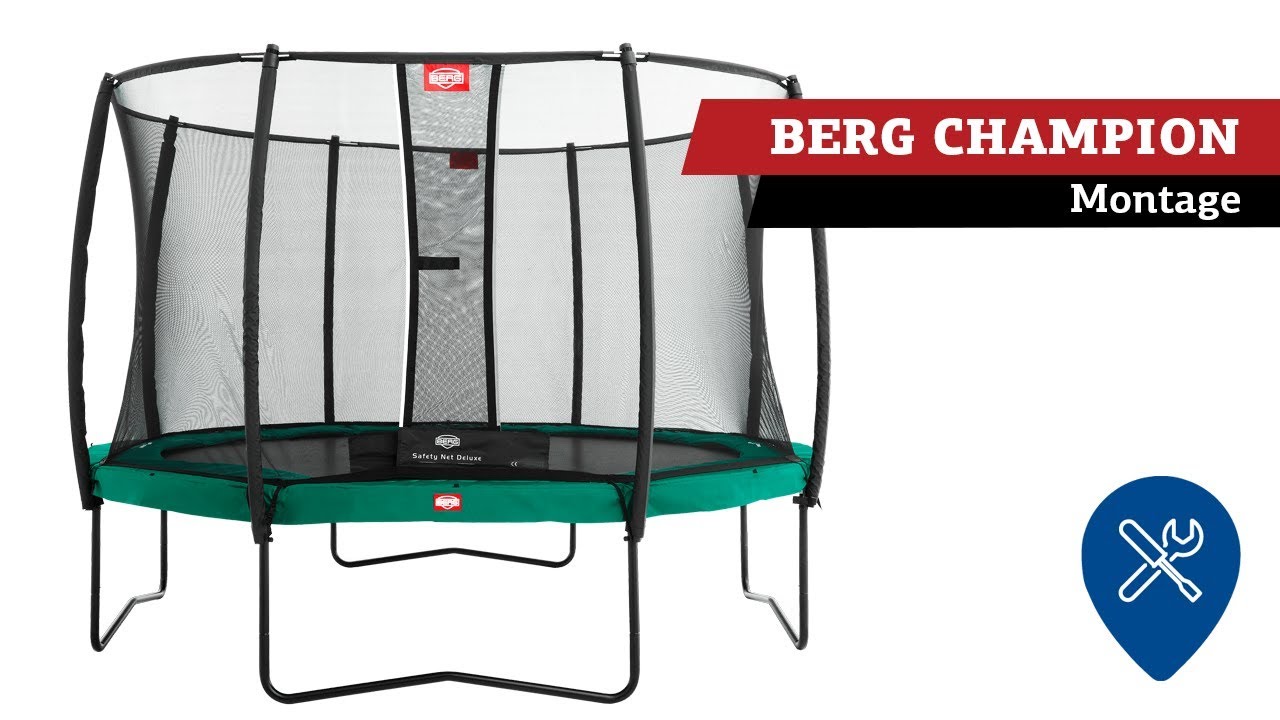 BERG Champion trampoline | montage - YouTube
