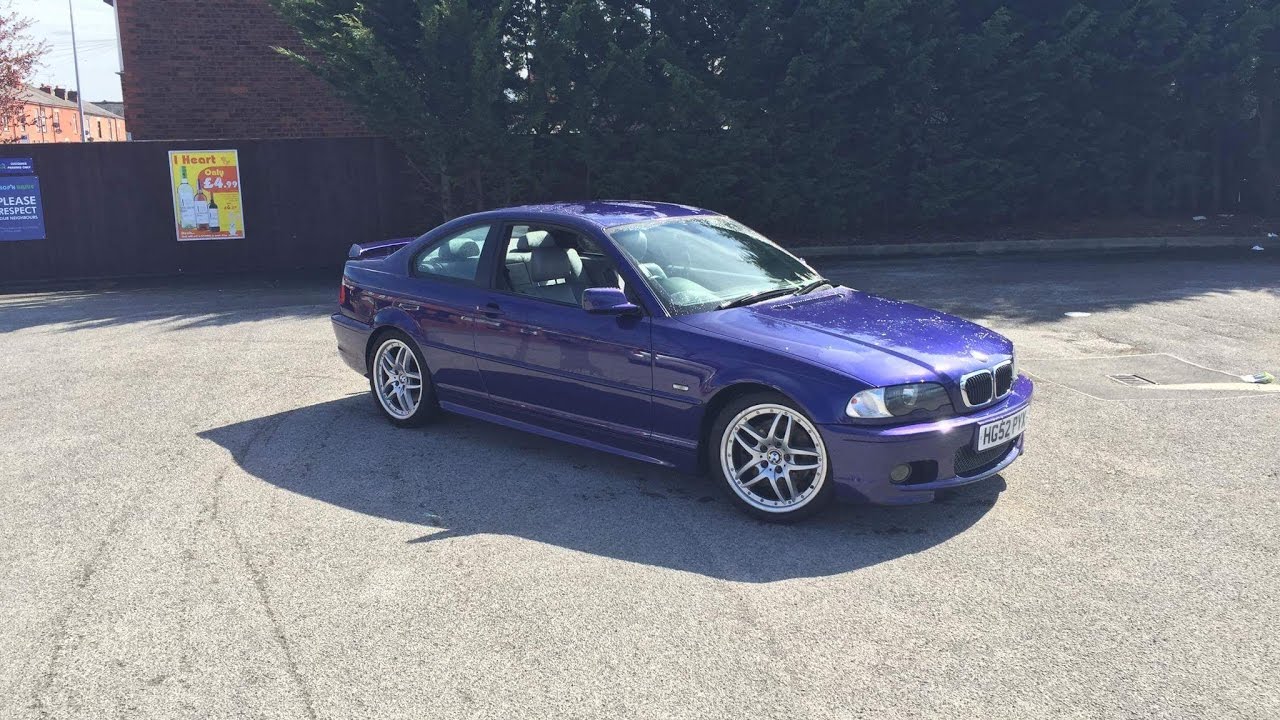 Bmw e46 330 clubsport sound check and drift drifting 330ci with back box delete - YouTube