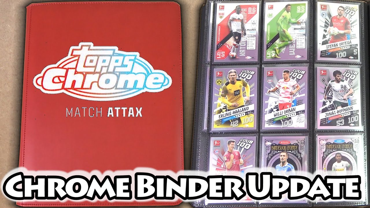 Topps MATCH ATTAX Chrome Bundesliga 2021/22 Binder Update | Collection ...