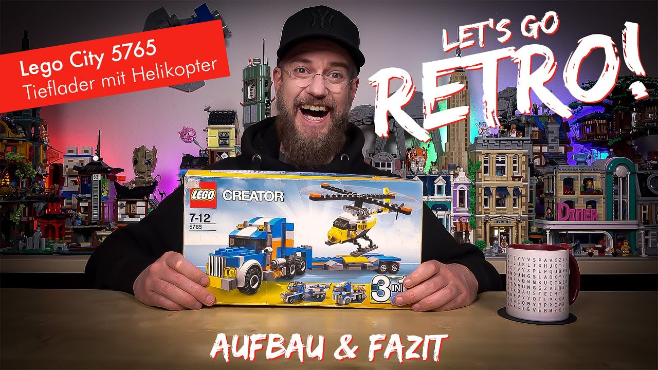 Richtig klasse oder einfach nur alt? 🫣🙈 LEGO® Creator 5765 Tieflader ...