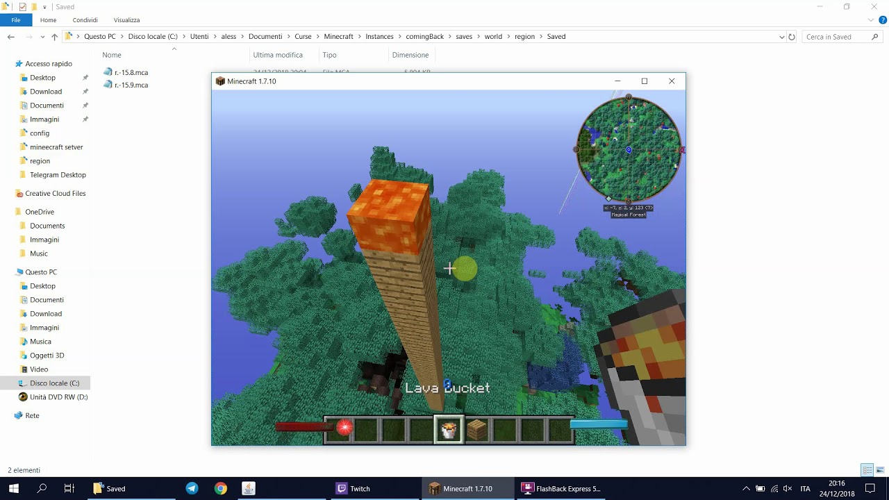 Minecraft, Reset your world keeping your fantastic structures! - YouTube
