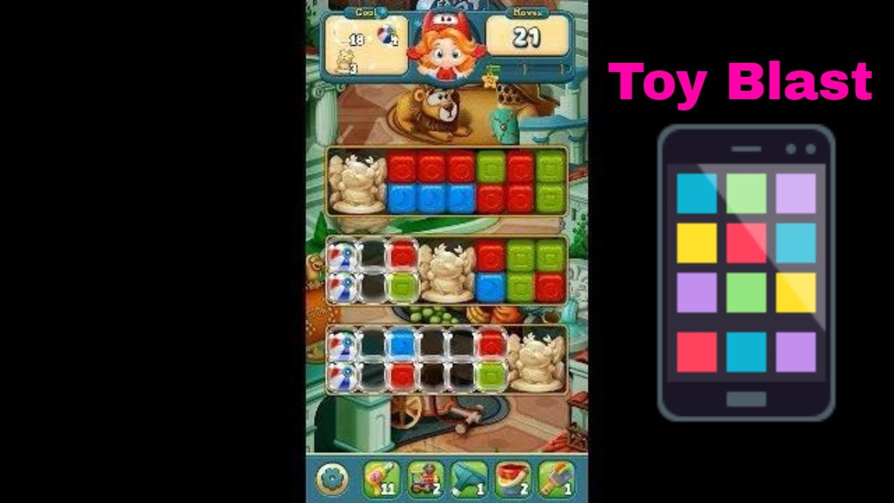 Toy Blast levels 1100 - 1104 - YouTube