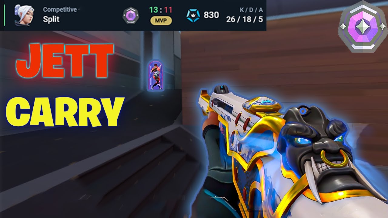 DIAMOND Jett CARRYING in RANKED Valorant! - YouTube