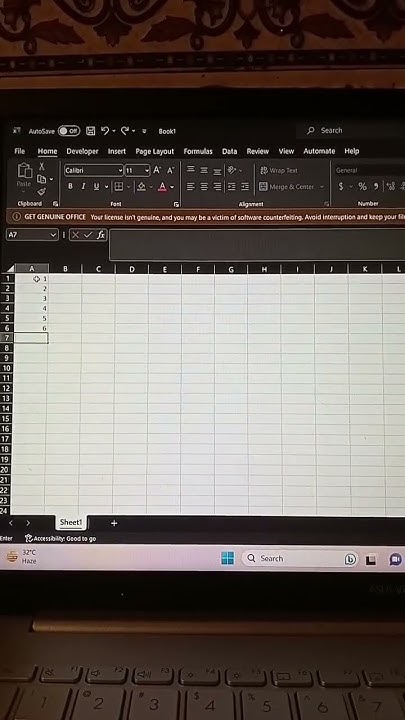 how to create number series in excel #feedshorts #computer #shortsfeed #trend #exceltricks #feed ...