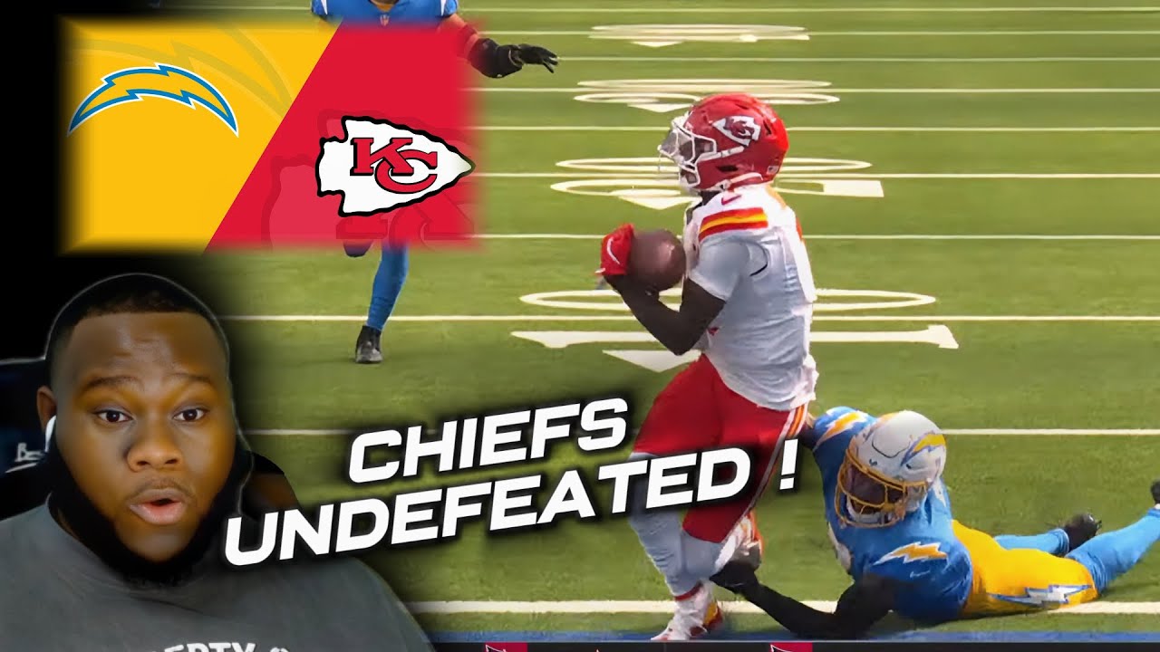 CHIEFS UNDEFEATED! | Kansas City Chiefs vs. Los Angeles Chargers Game ...