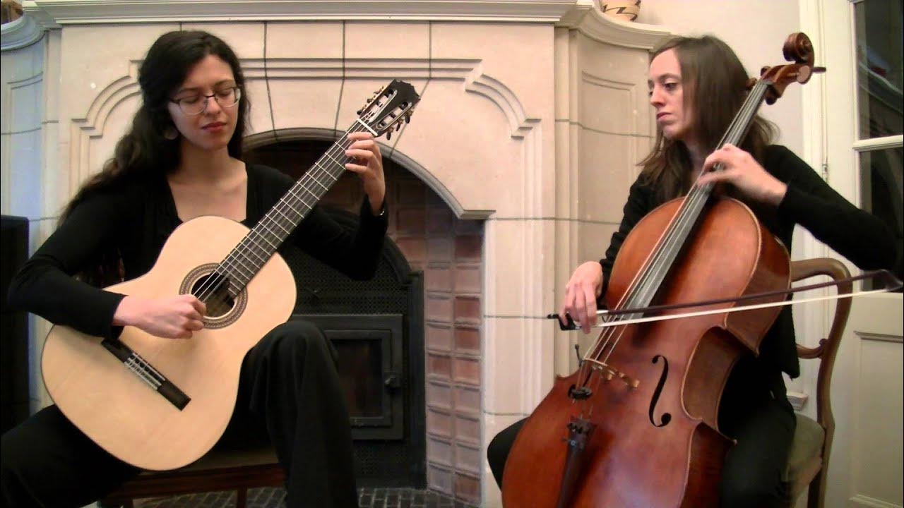 Jesu, Joy of Man's Desiring - Bach (Cello-Guitar Duo) - YouTube