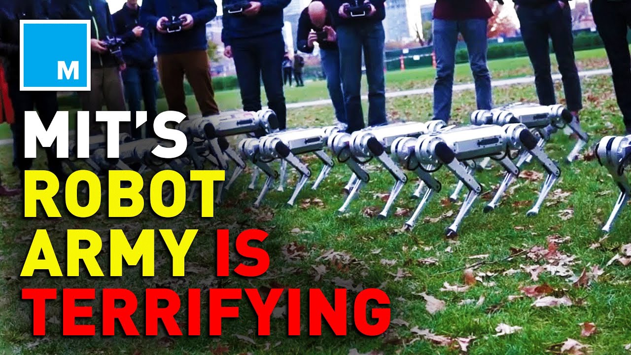 MIT's ROBOT ARMY Is Terrifying | [MASHABLE NEWS] - YouTube