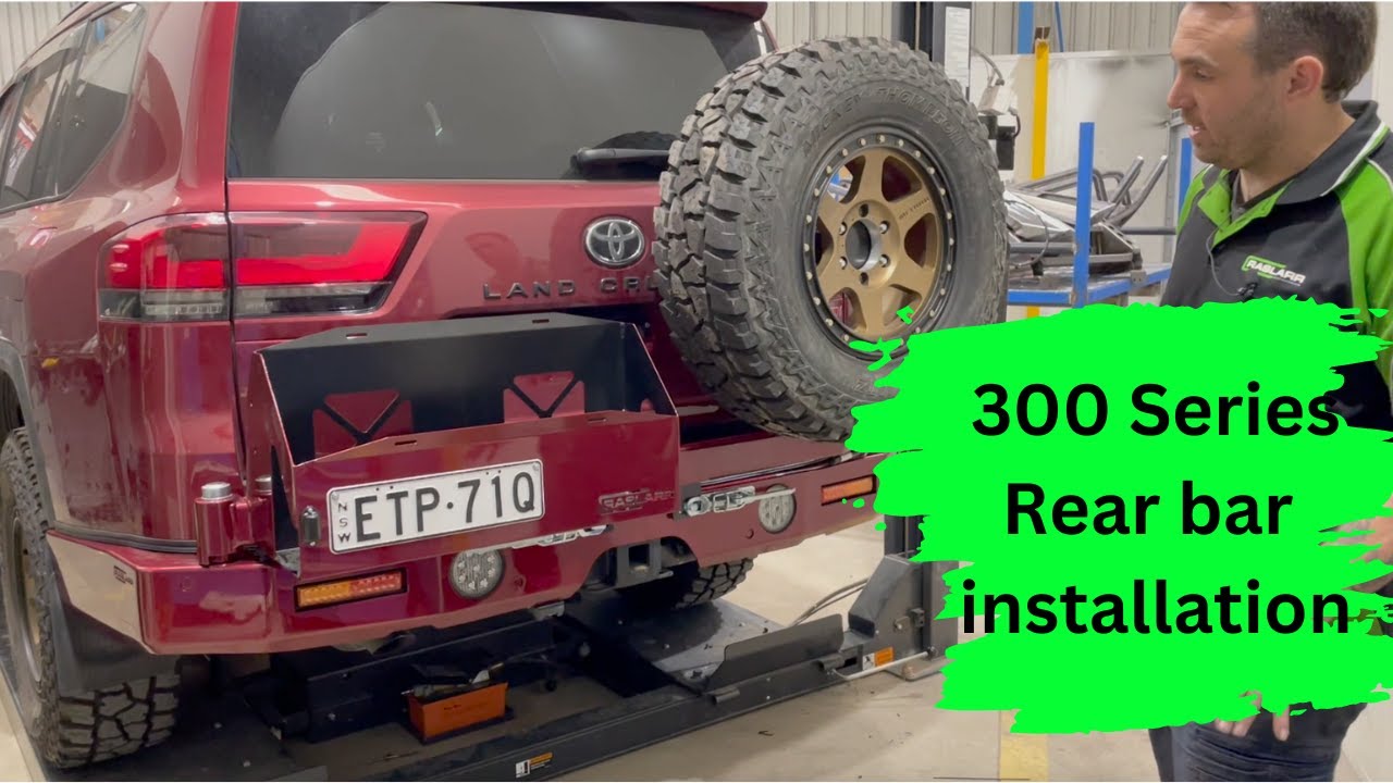 RASLARR - LC300 Series Rear bar Installation - YouTube