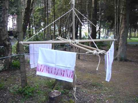 Camp Gadget Washing Line - YouTube