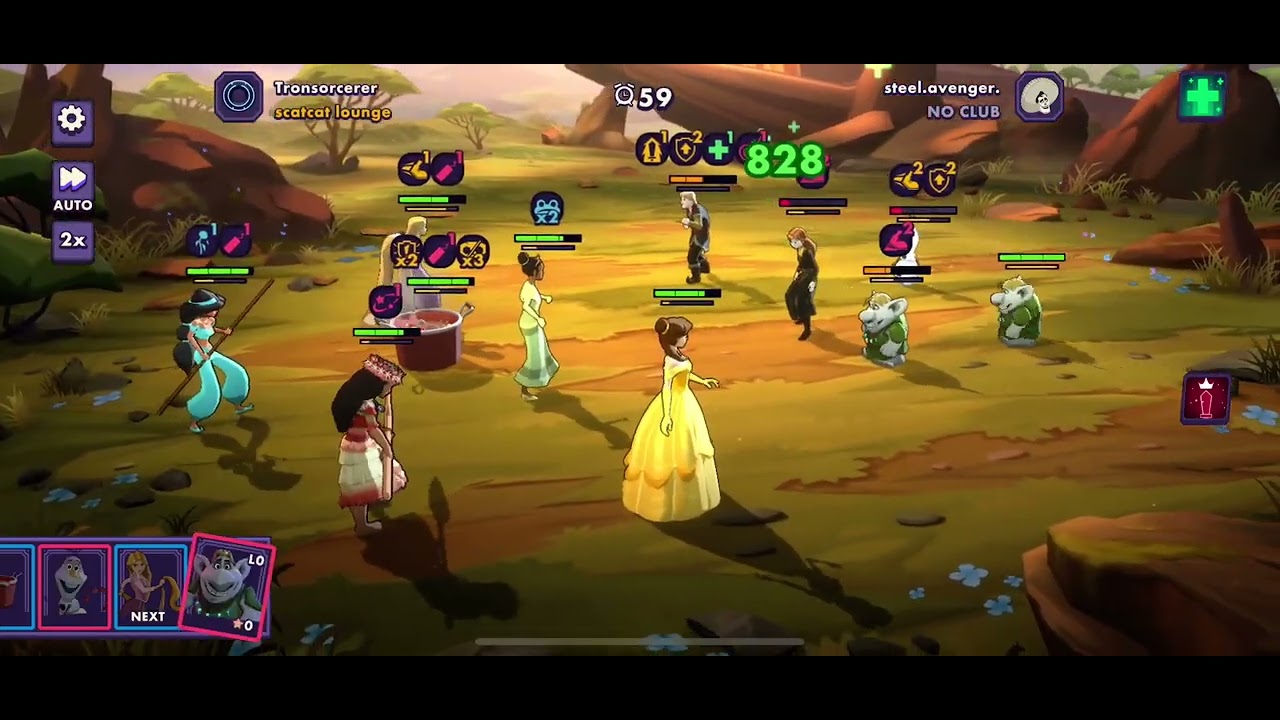 Princess team against a frozen team:Disney sorcerers arena friendly ...