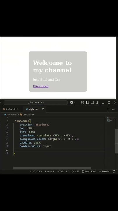Learn HTML & CSS in Seconds! 🖥️. It's easier than you think! Perfect for beginners 💡👉 - YouTube