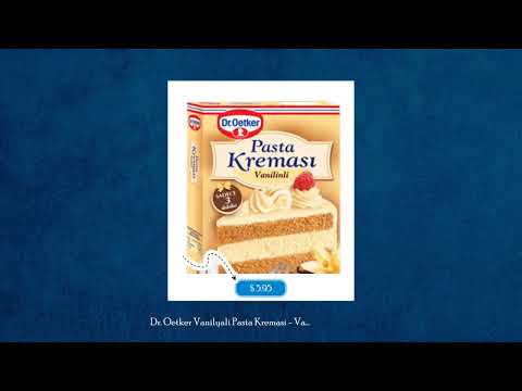 Dr. Oetker Vanilyali Pasta Kremasi - Vanilin Pastry Cream For Cake 136g (4.8oz)